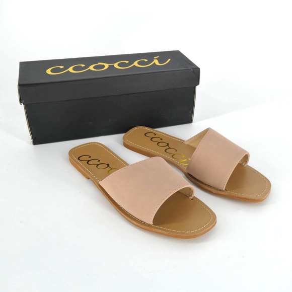 CCOCCI | Shoes | Ccocci Mavis Opentoed Sandalsflats Blush Nib 85 | Poshmark